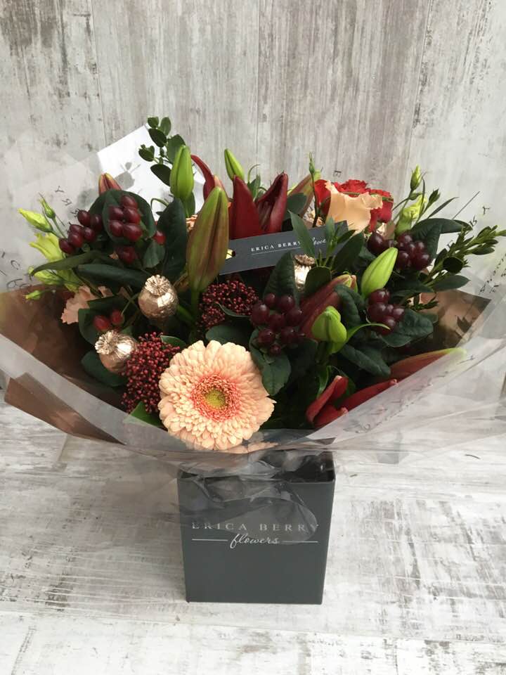 Christmas Flower Delivery in Yorkshire – Erica Berry Flowers